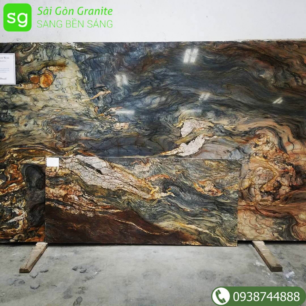 Đá Granite Van Gogh Màu Sắc Cực Lạ Lộng Lẫy Như Tranh Vẽ